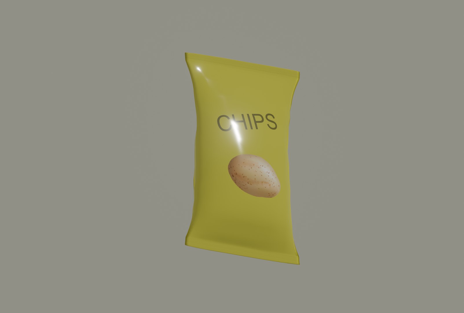 Chip Bag 3D - TurboSquid 2058581