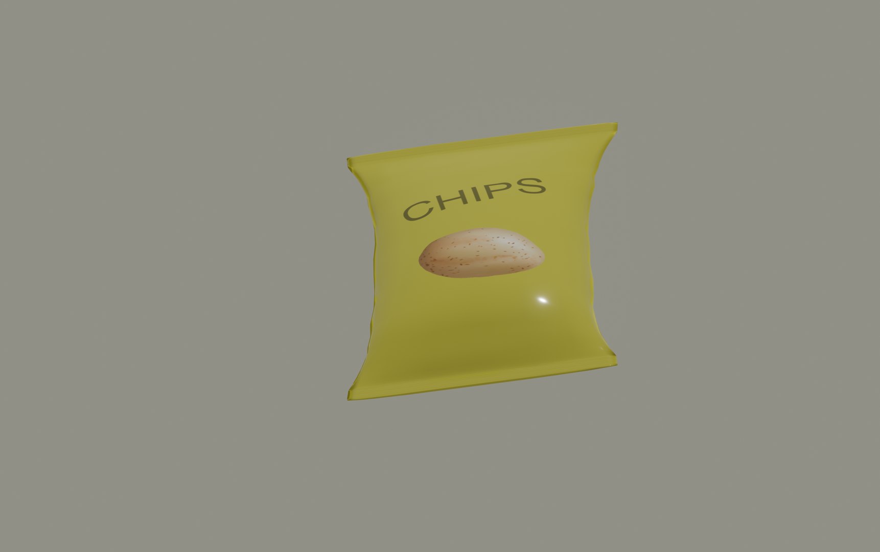 Chip Bag 3D - TurboSquid 2058581
