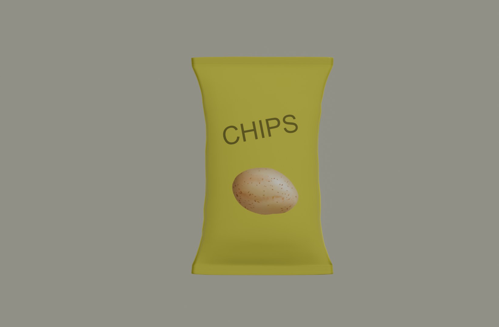 Chip Bag 3D - TurboSquid 2058581