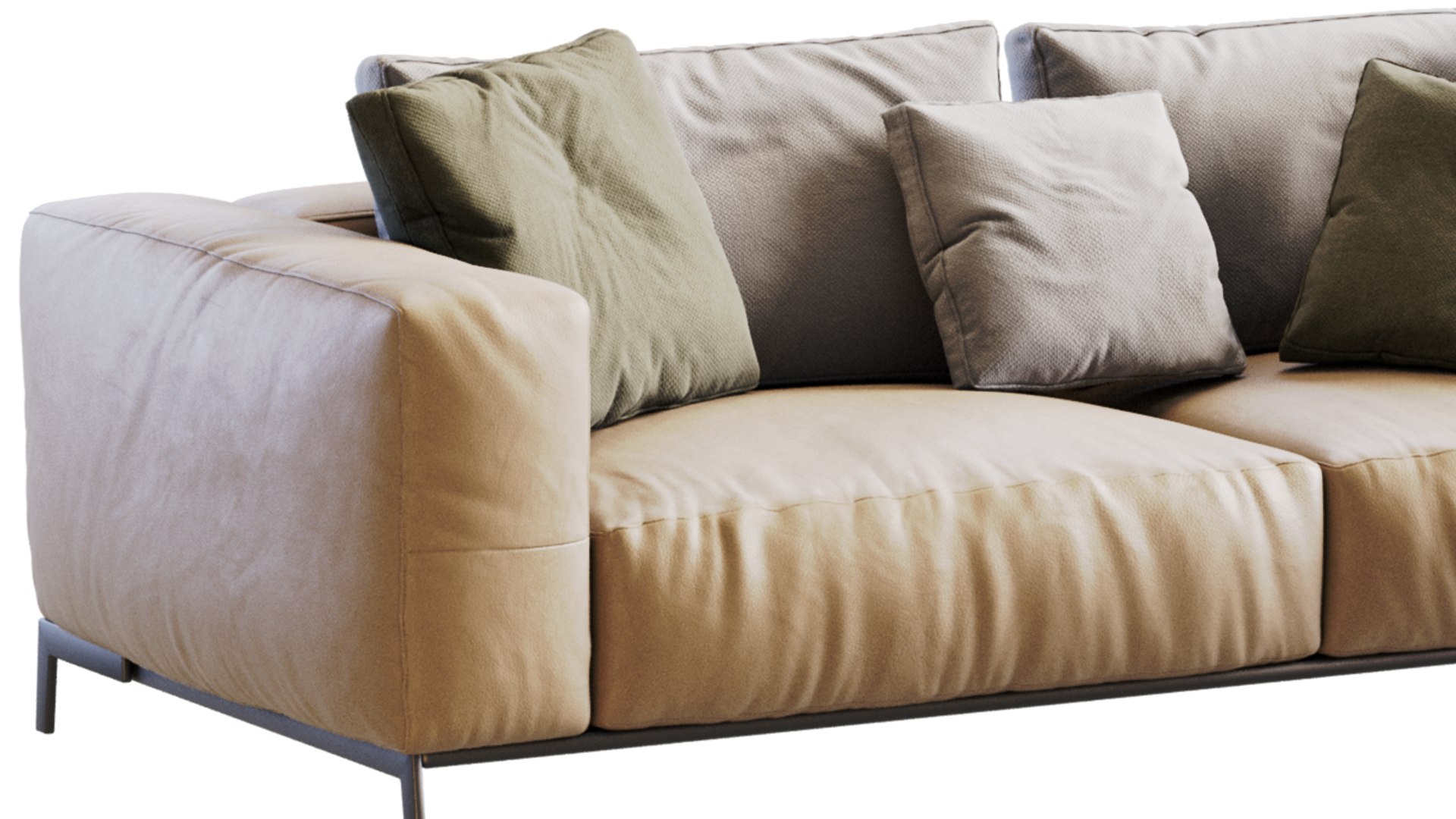 Flexform Sofa Ettore Model - TurboSquid 1955241