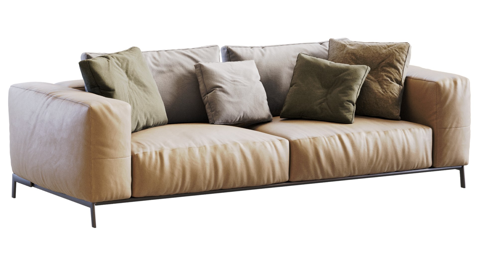 Flexform Sofa Ettore Model - TurboSquid 1955241