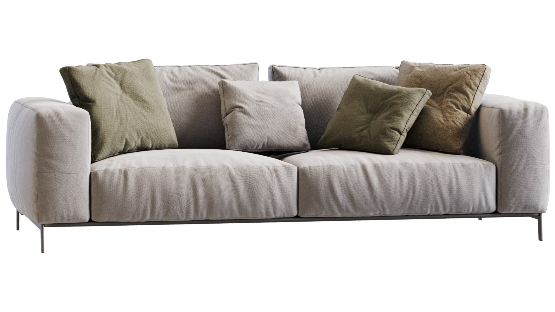 Flexform Sofa Ettore Model - TurboSquid 1955241