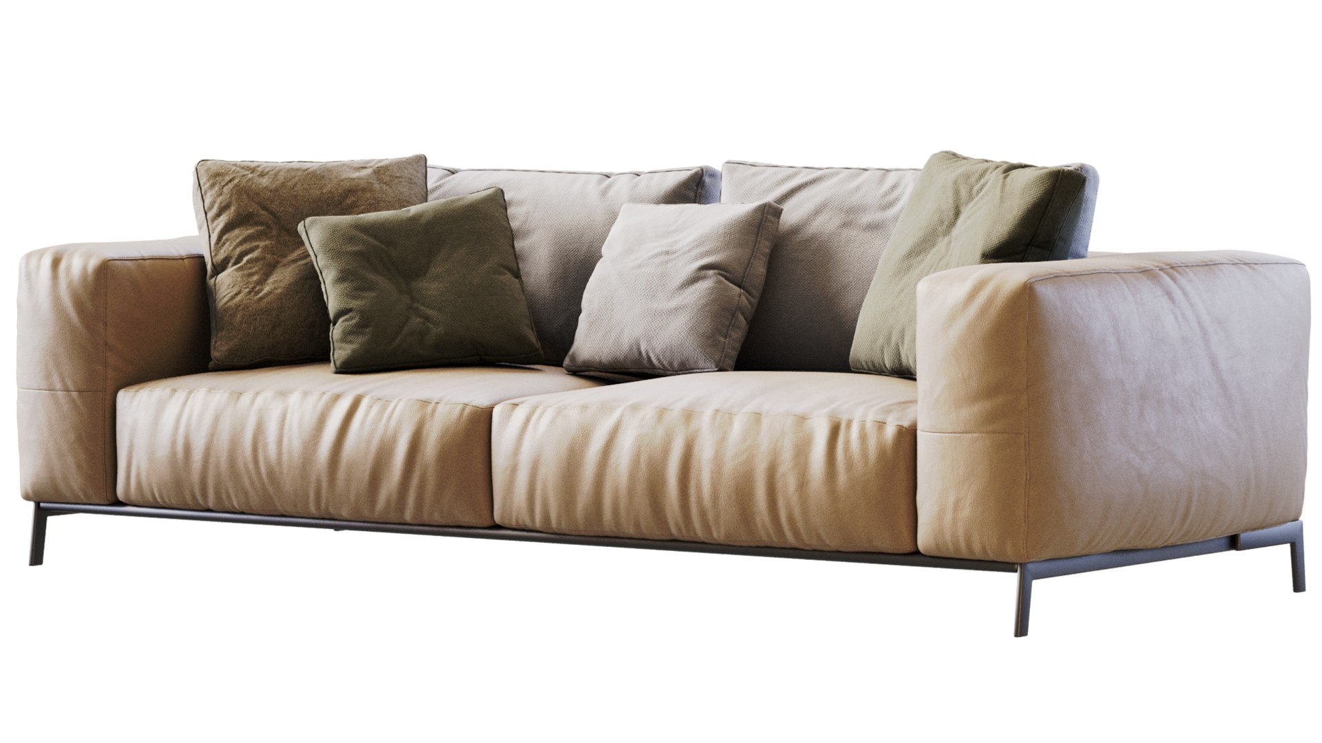 Flexform Sofa Ettore Model - TurboSquid 1955241