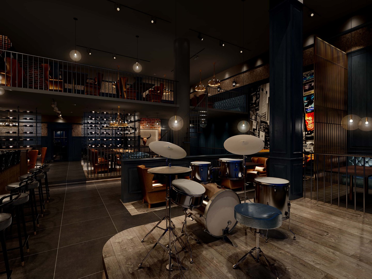 3D BAR KARAOKE Scene Collection Model - TurboSquid 2430002