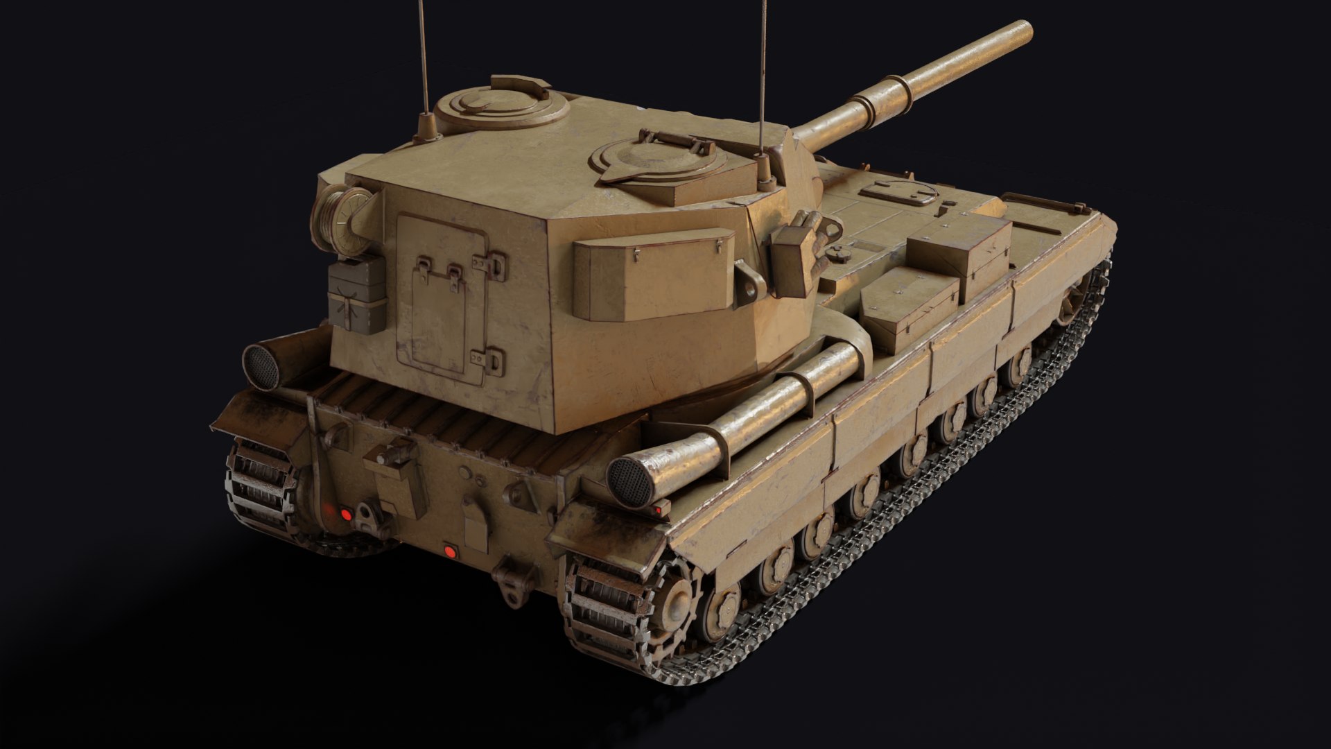 FV215b 3D Model - TurboSquid 1841283