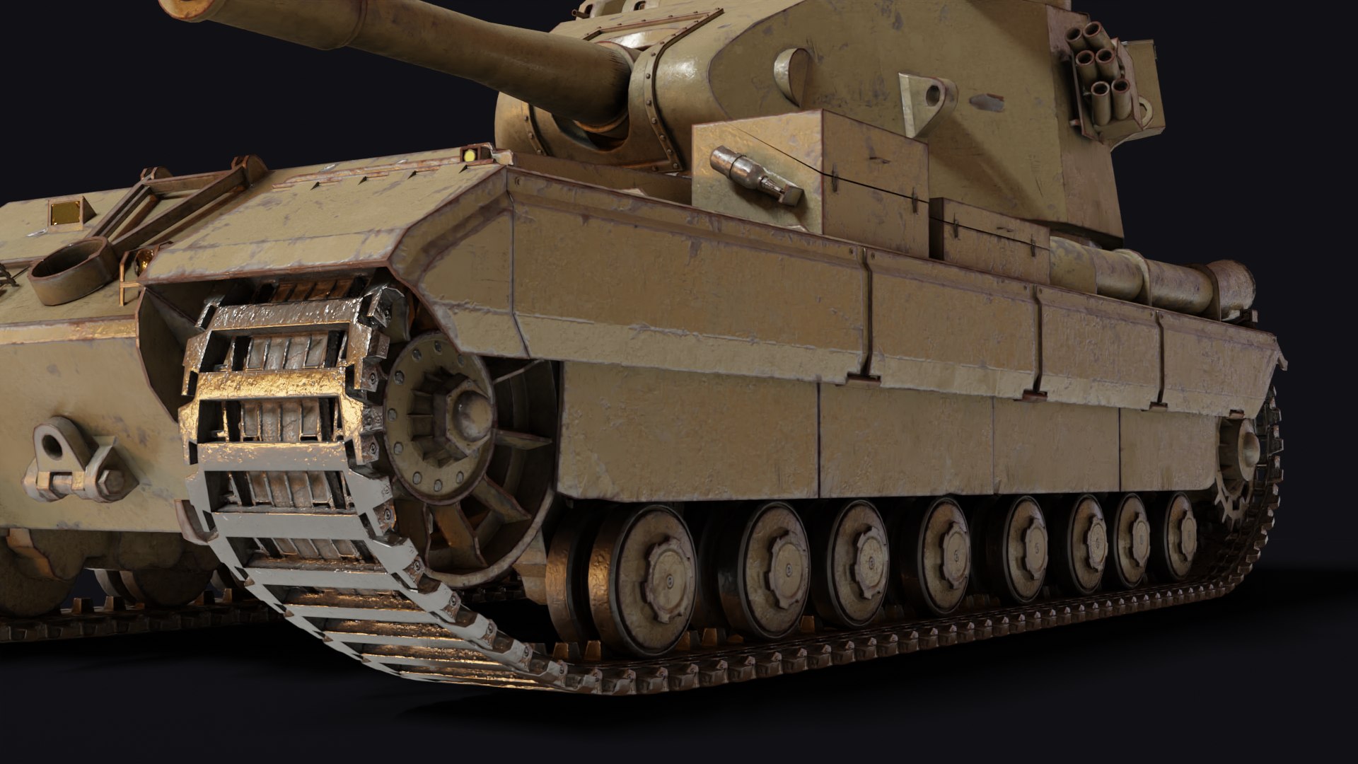 FV215b 3D Model - TurboSquid 1841283