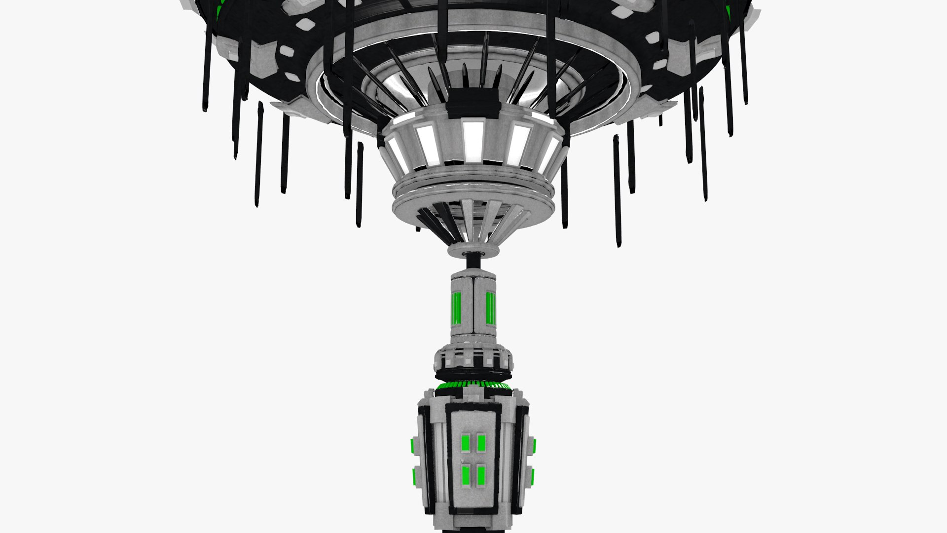 3D Sci-fi Tower Observatory Model - TurboSquid 1790152