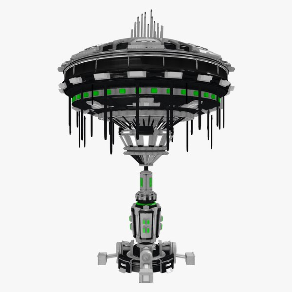 3D Sci-fi Tower Observatory model - TurboSquid 1790152