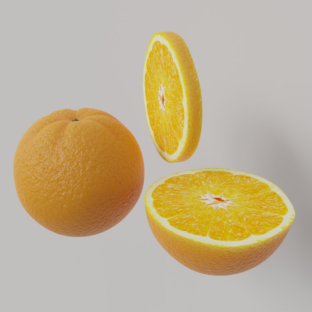 Orange Fruits 3D Model - TurboSquid 2136734
