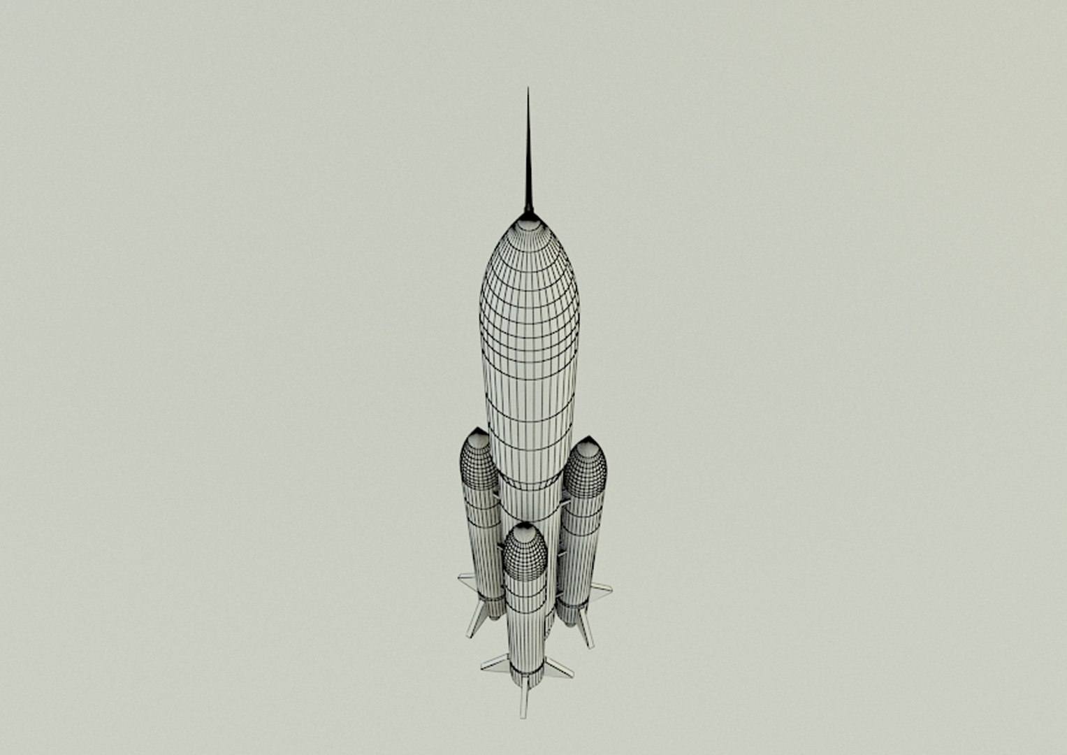 Space Rocket 3D Model - TurboSquid 2068089