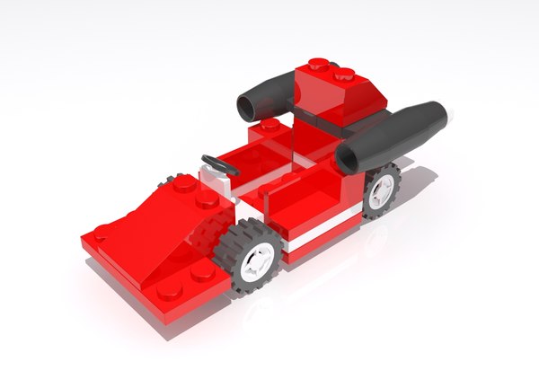 3ds max lego racecar