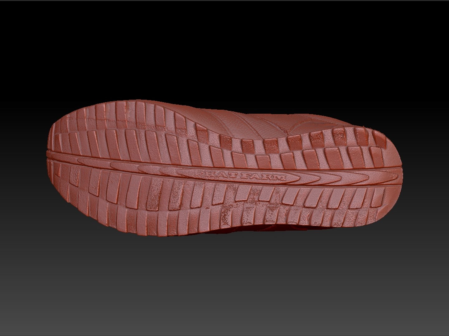 3d Scan Phat Farm Sports Shoe Model