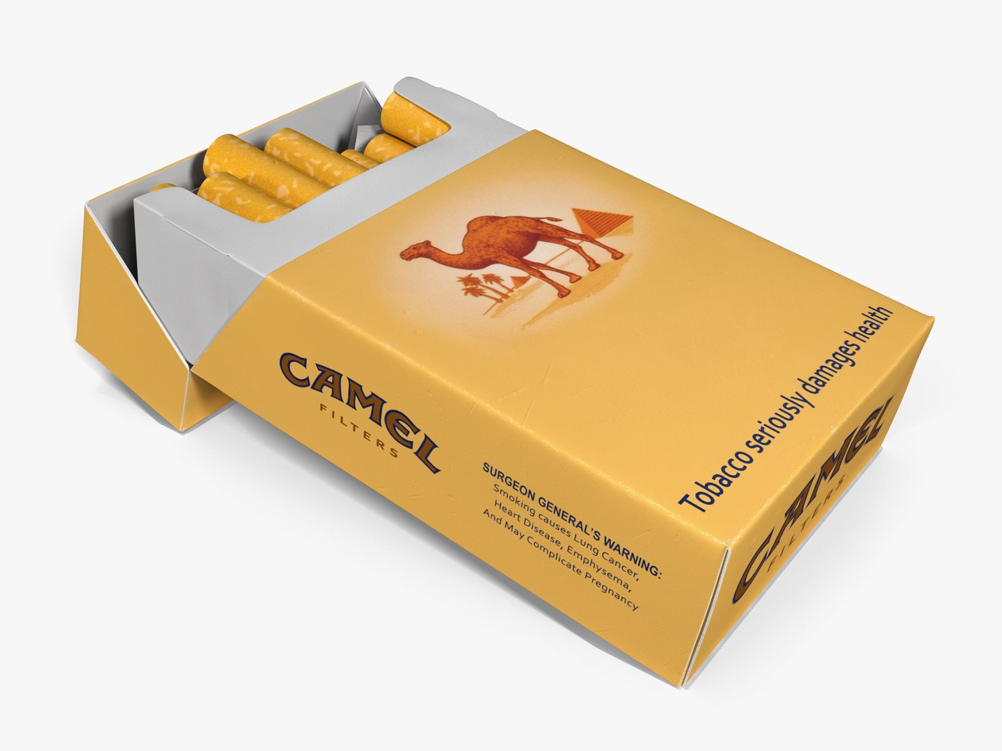 3D Cigarettes Pack Model - TurboSquid 1231242