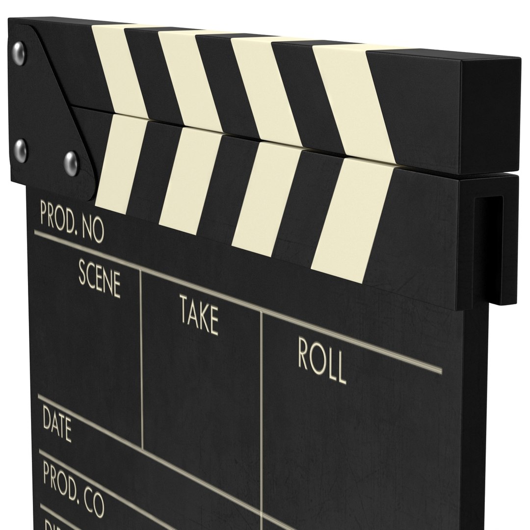 3d Clapboard Modeled