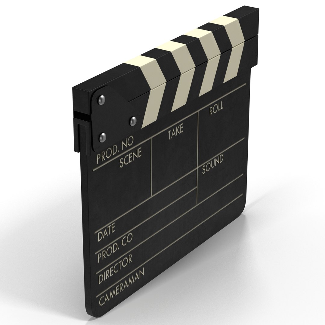 3d Clapboard Modeled