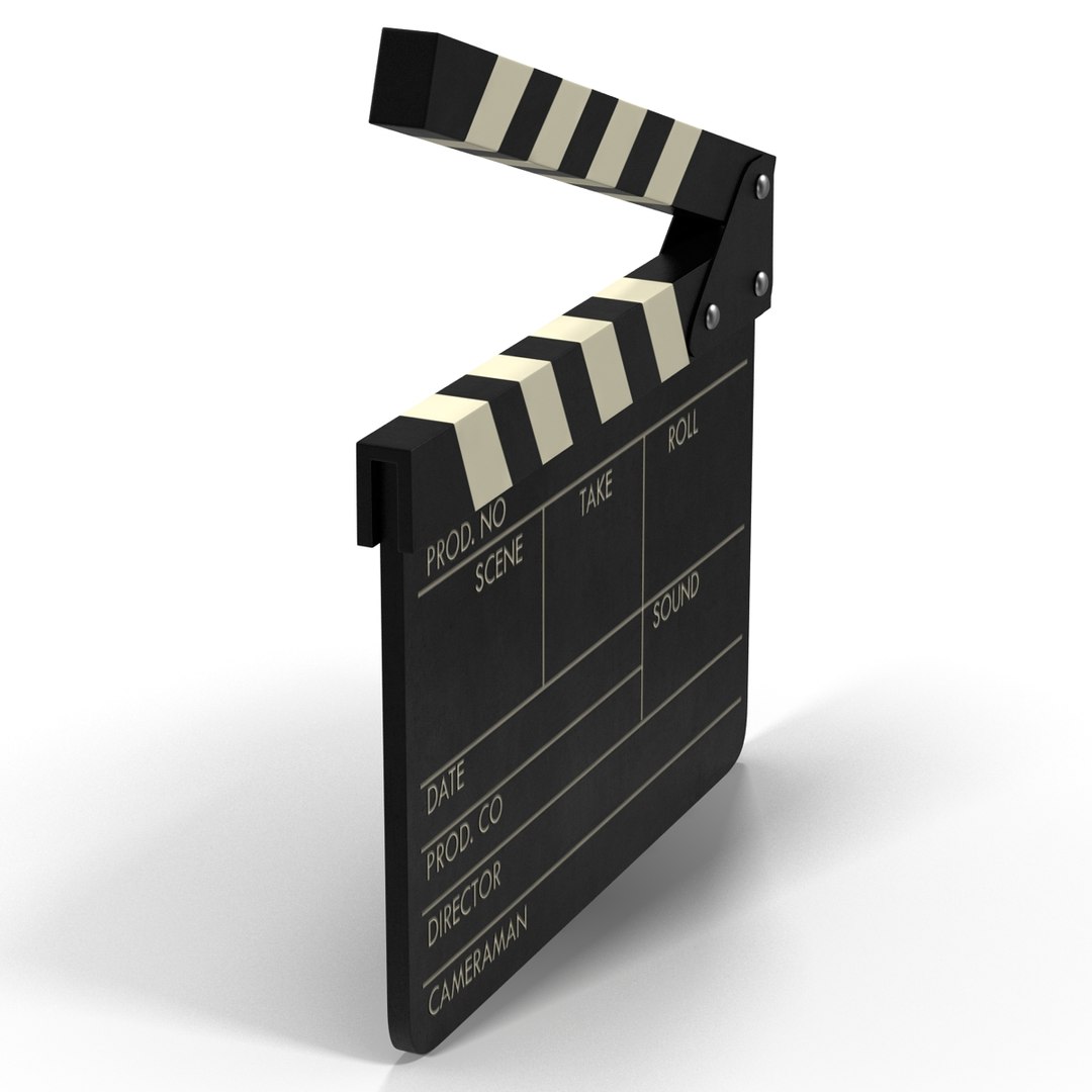 3d Clapboard Modeled