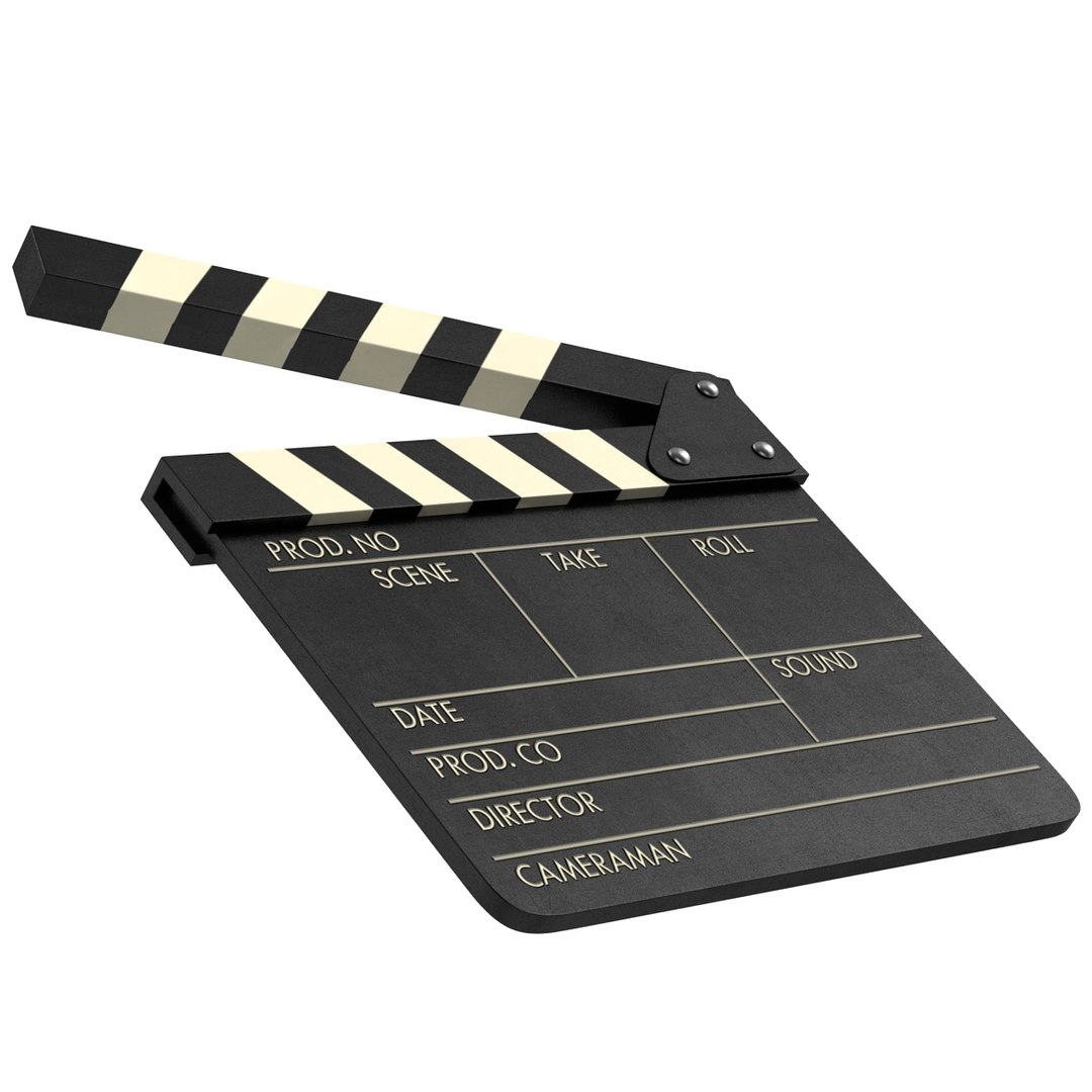 3d Clapboard Modeled