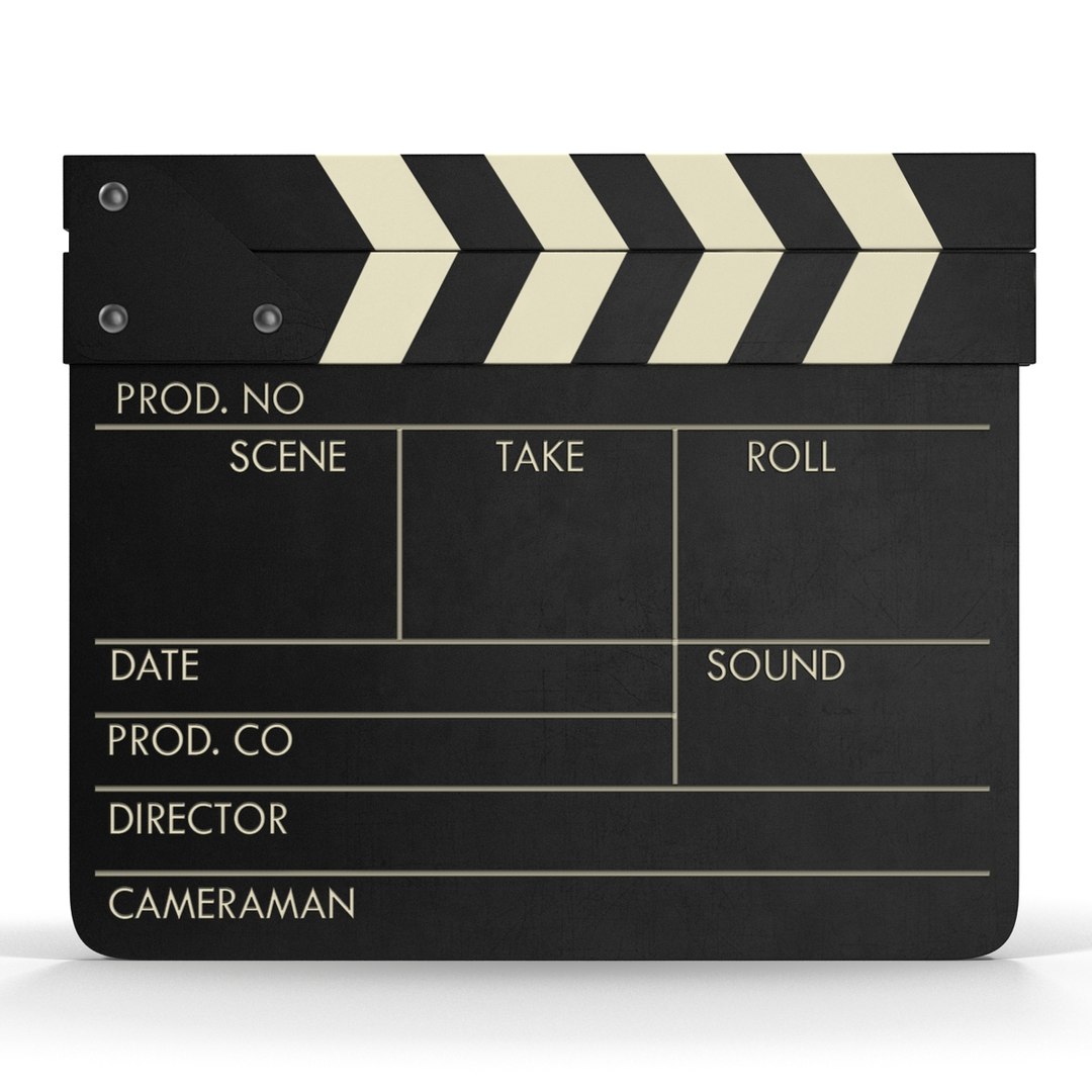 3d Clapboard Modeled