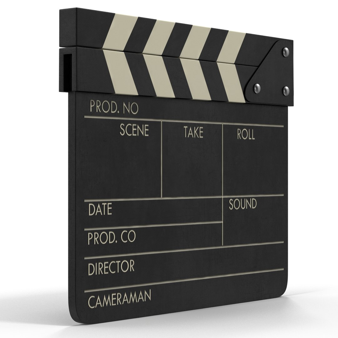 3d Clapboard Modeled