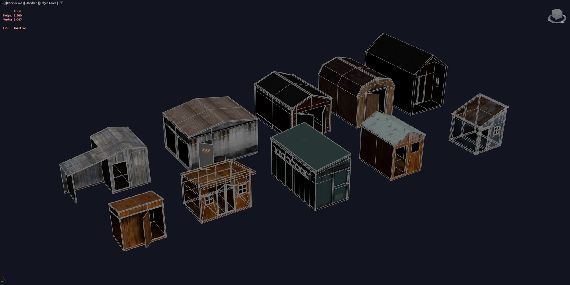 3D Model Shed Pack Vol 01 - TurboSquid 2305099