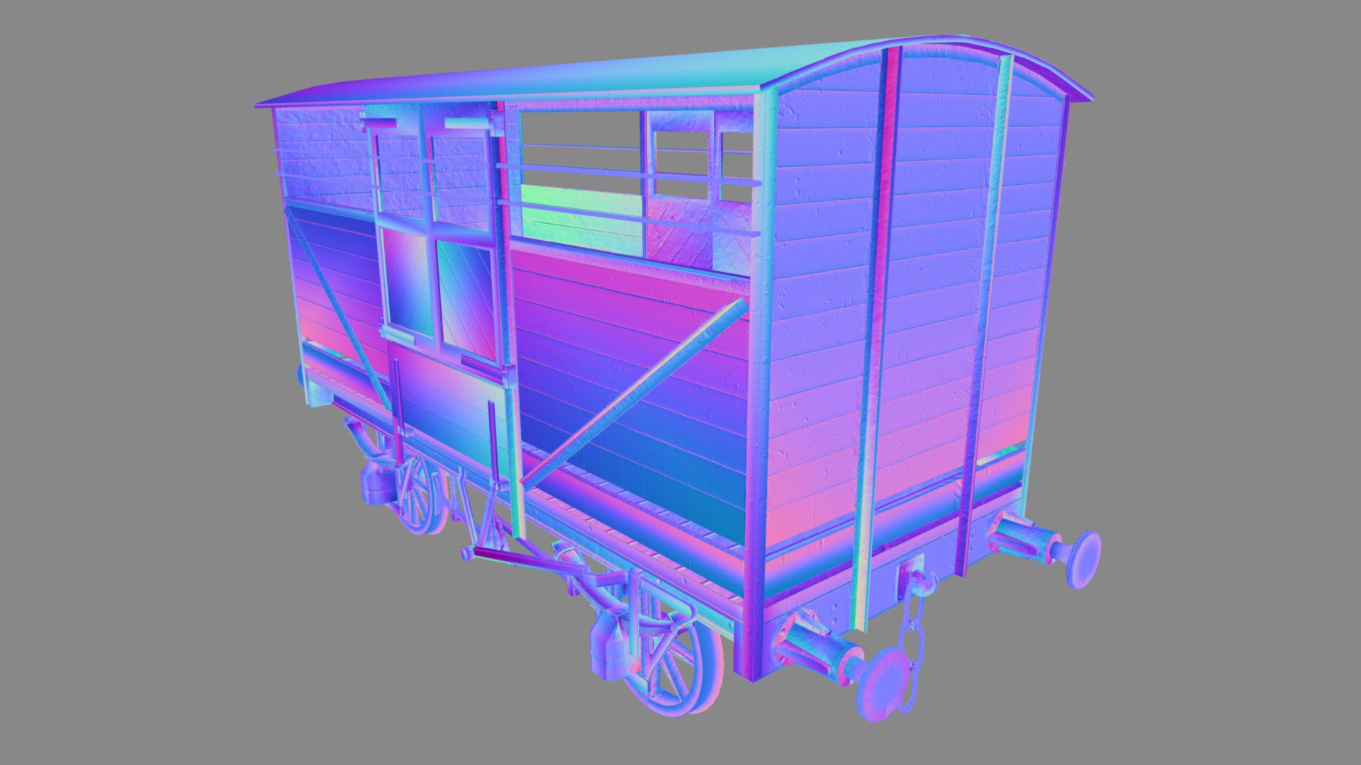 3D Cattle Car - TurboSquid 1821363
