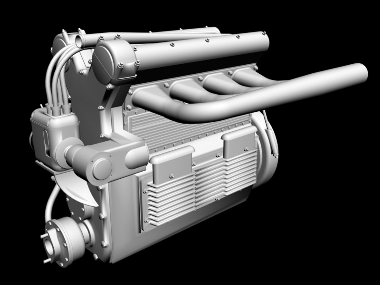 Dxf Offenhauser Engine