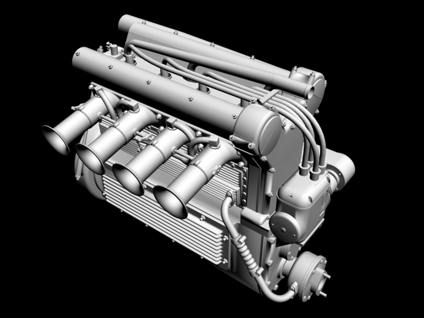 Dxf Offenhauser Engine