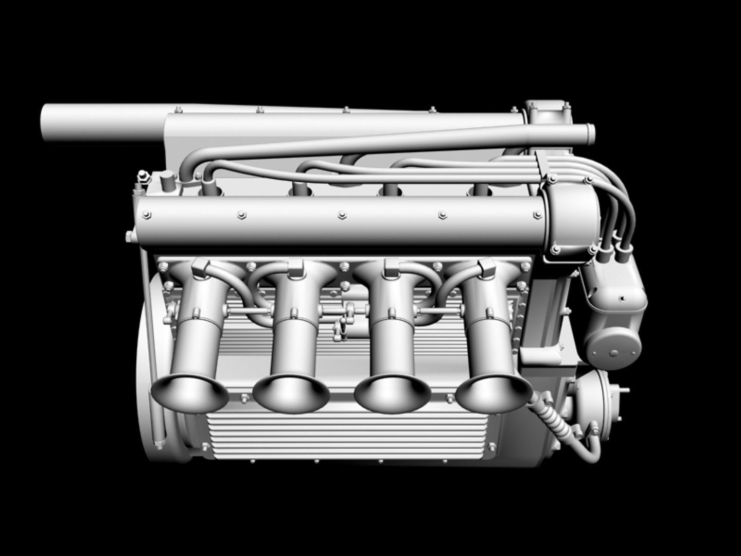 Dxf Offenhauser Engine
