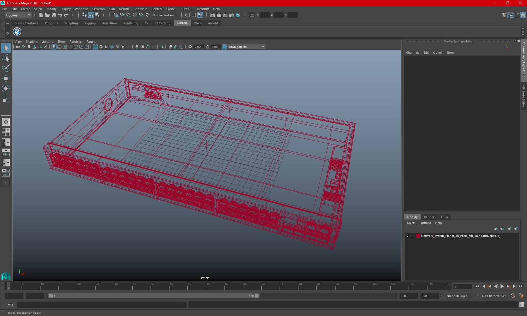 Network Switch 48 Ports 3D Model - TurboSquid 2222435