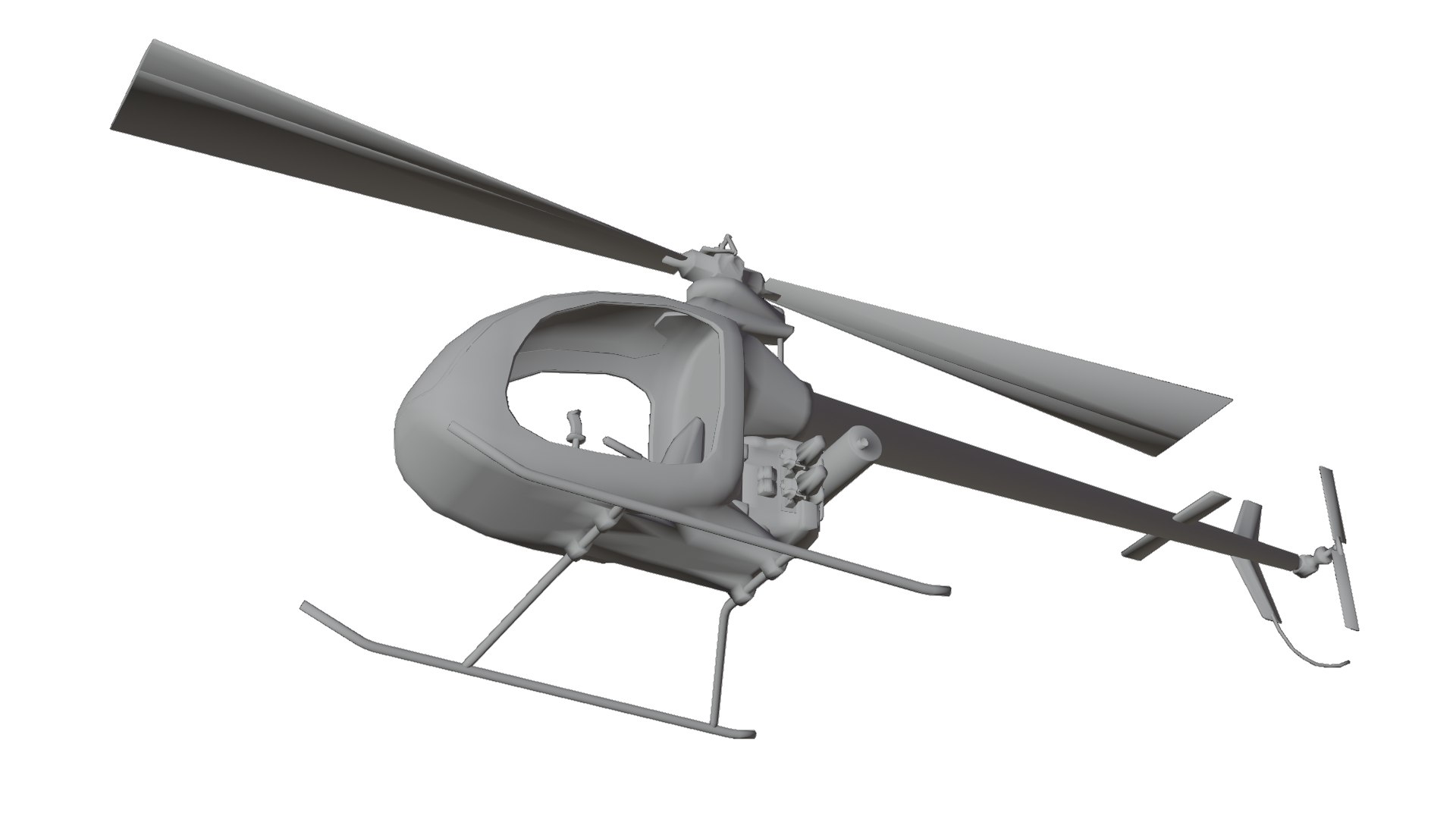 3D M-XE Ultra Light Helicopter - TurboSquid 2307991