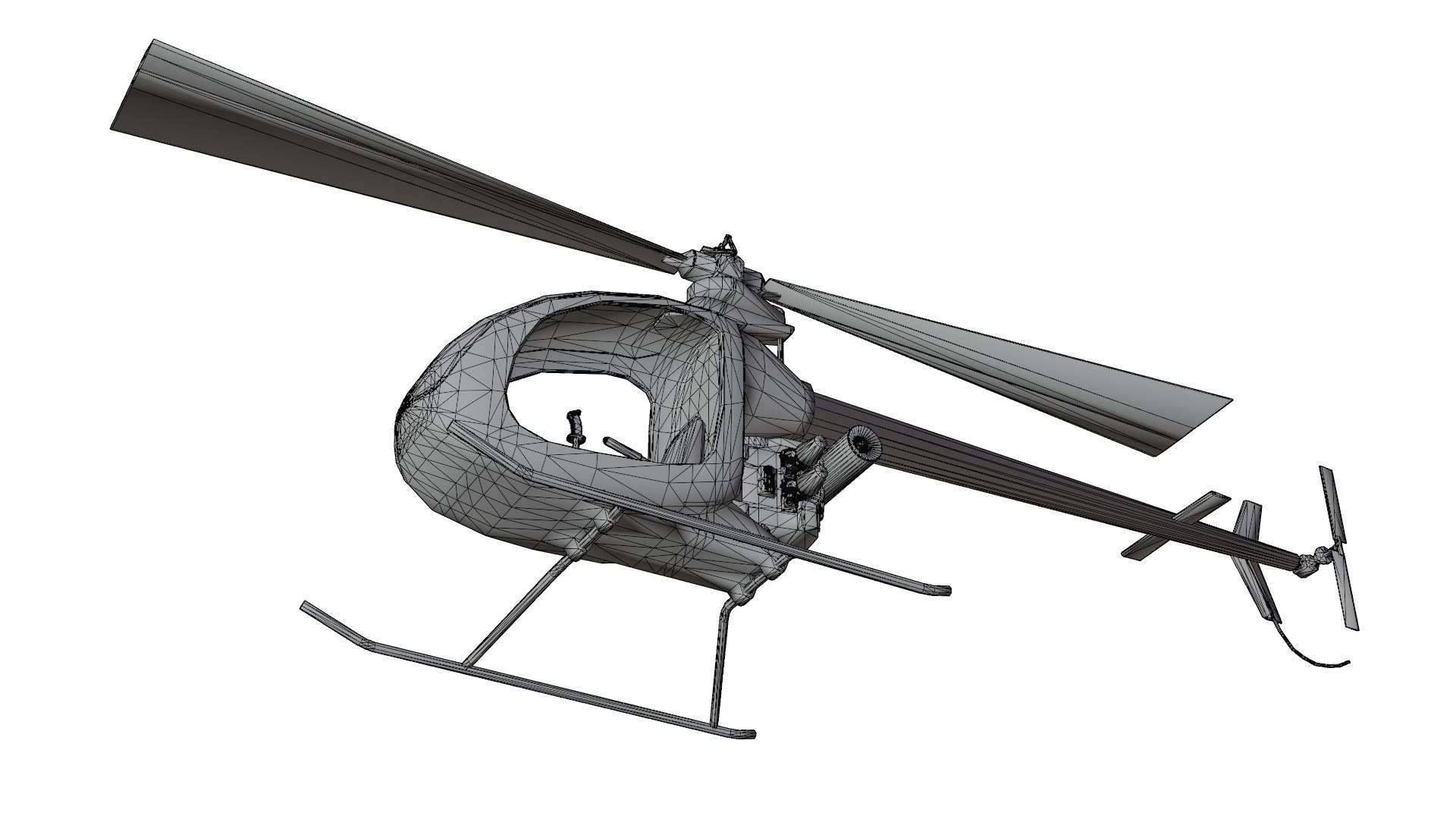 3D M-XE Ultra Light Helicopter - TurboSquid 2307991