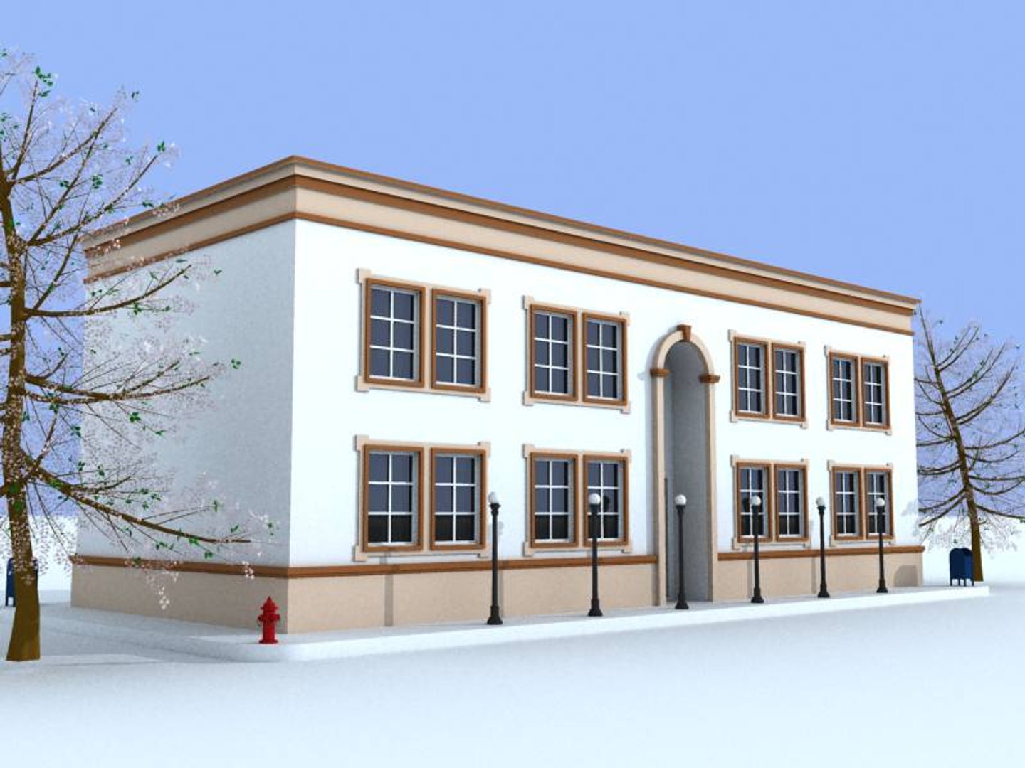3d Model Nelrod Building