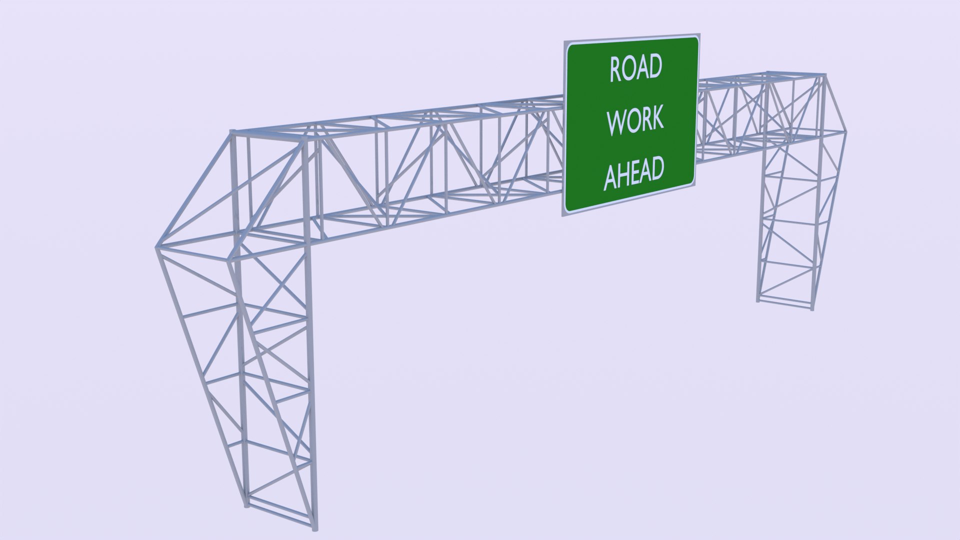 3D Highway Sign - TurboSquid 2084035