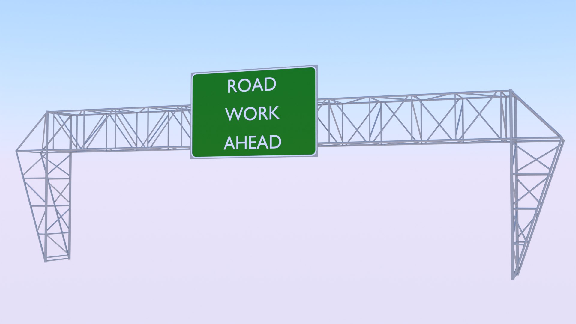 3D Highway Sign - TurboSquid 2084035