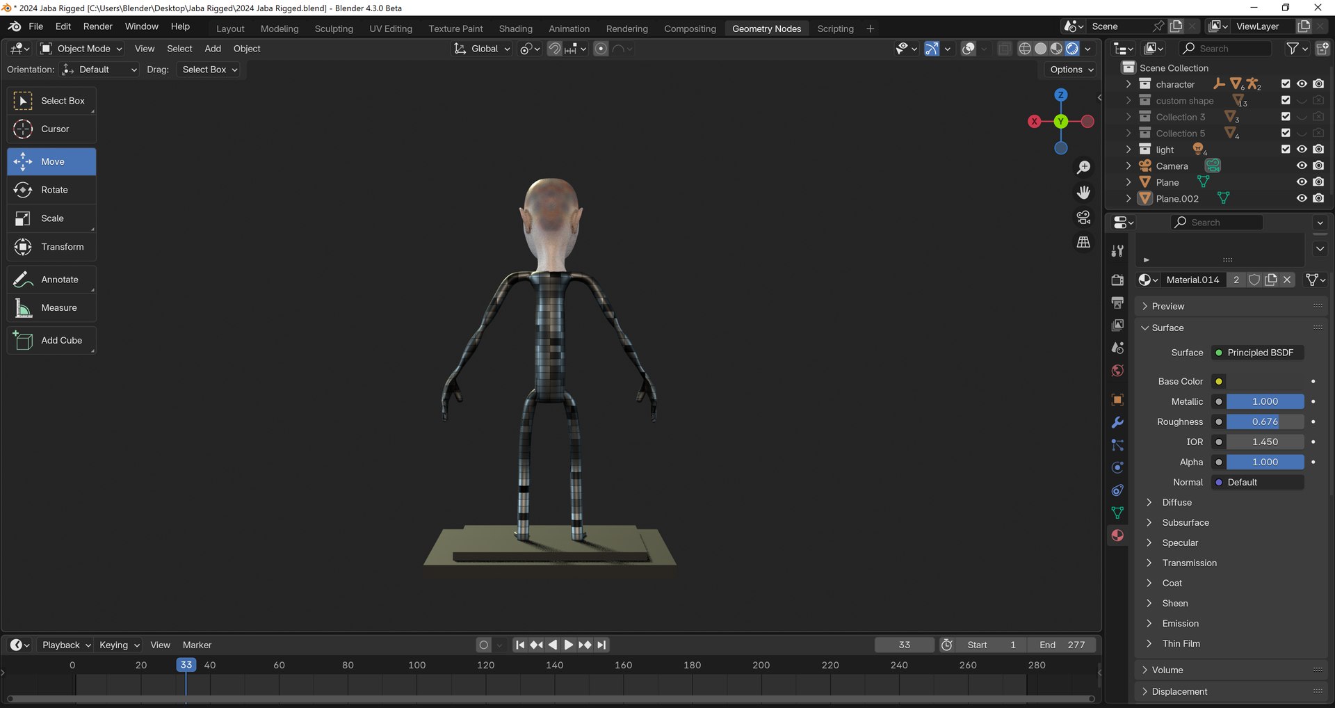 3D Advanced Character Rig For Blender - TurboSquid 2294029