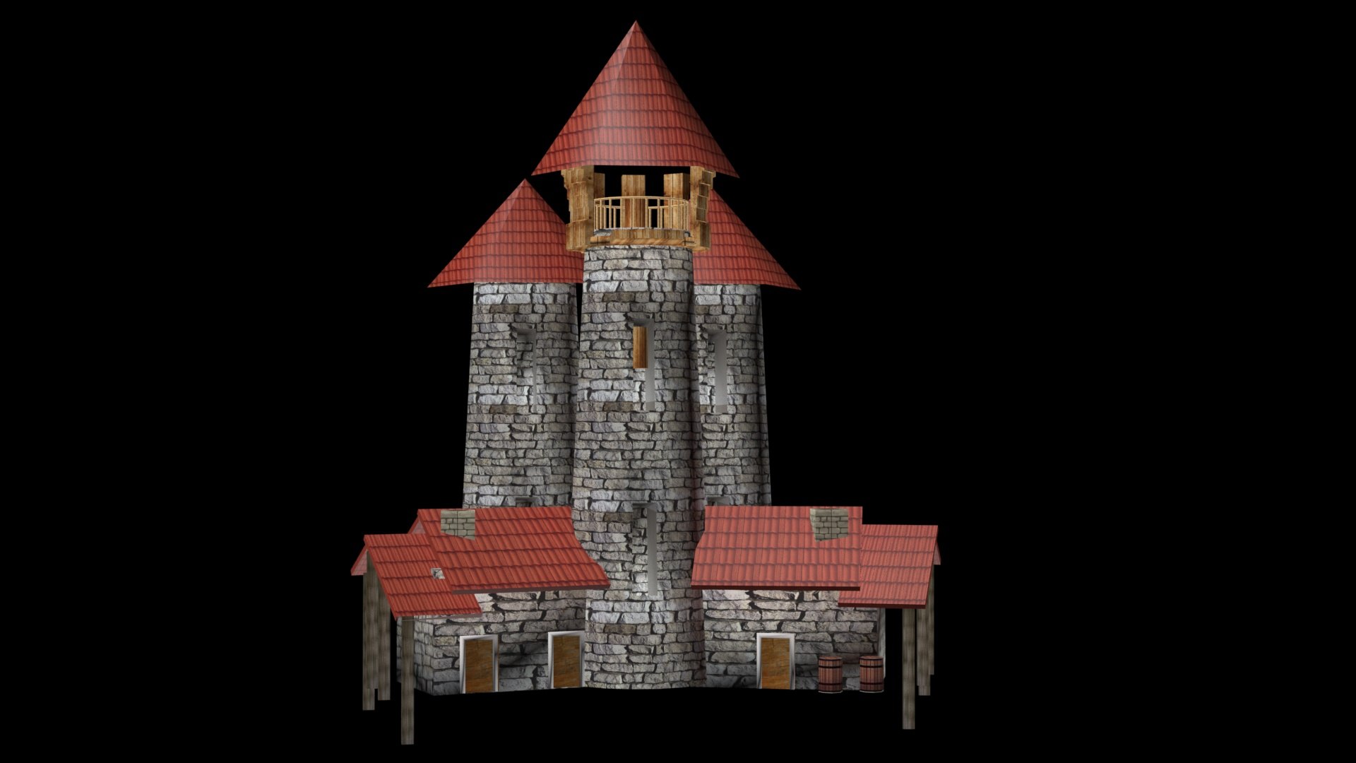 tower 3d 3ds