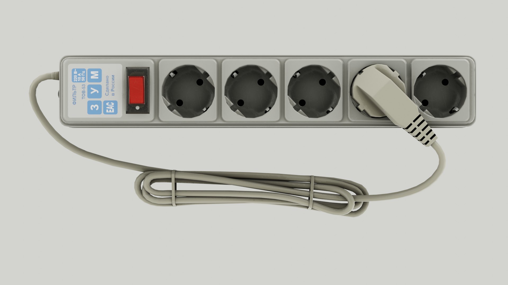 Power Strip 3D - TurboSquid 1768922