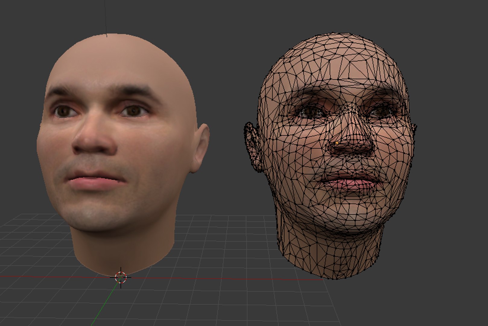 3ds max soccer player faces