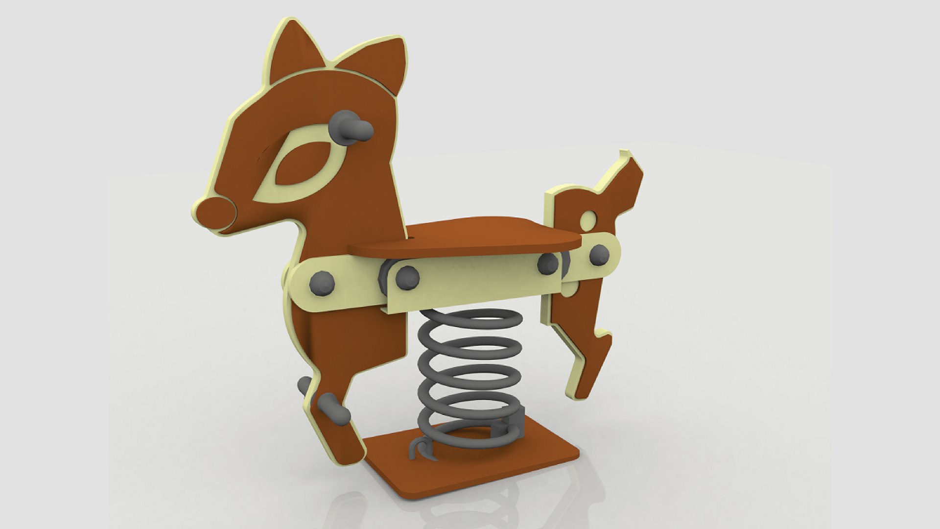 Playground play rider 3D model - TurboSquid 1694541