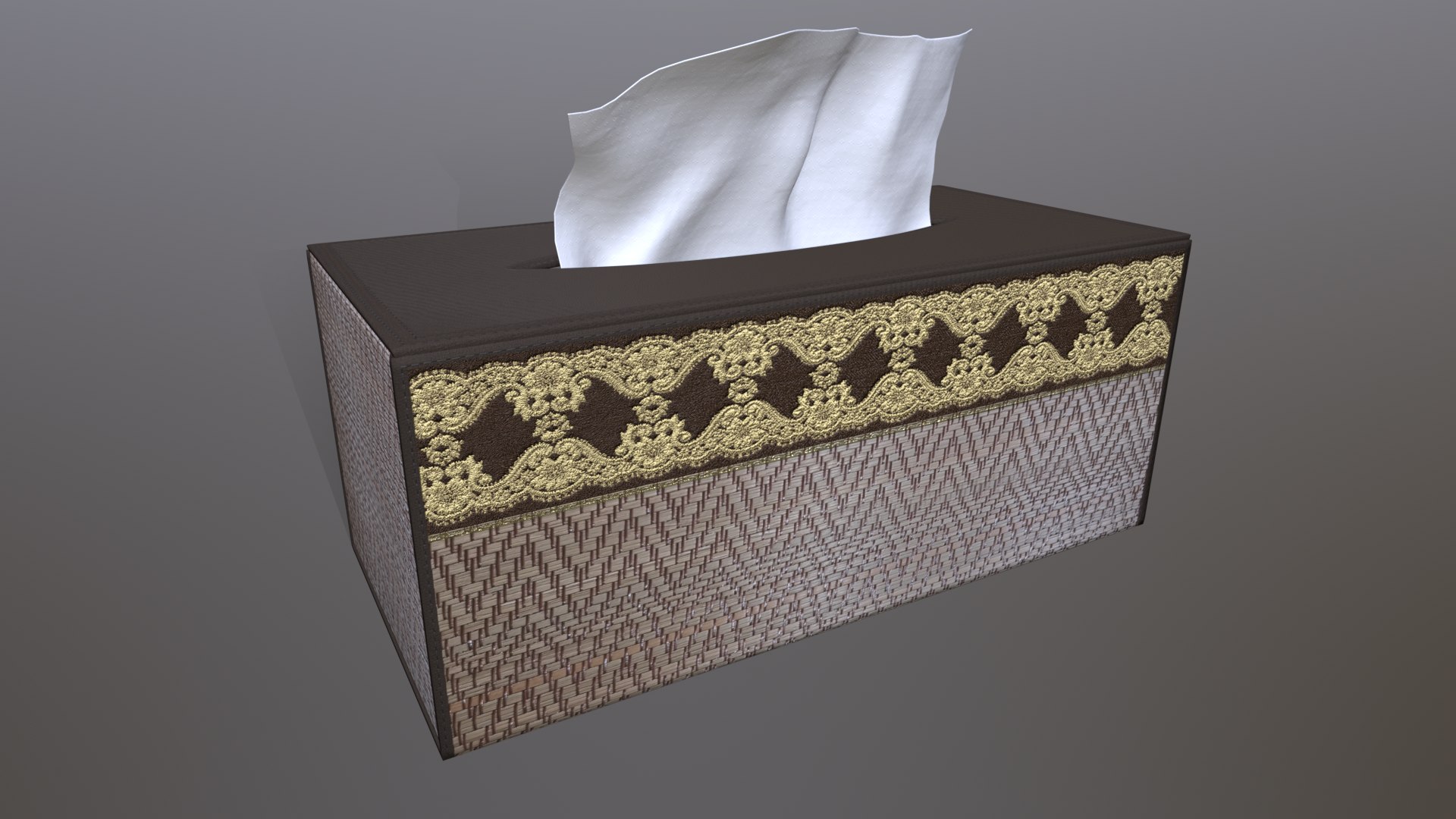 3D Tissue Box Realistic In Thai Style Model - TurboSquid 1900770