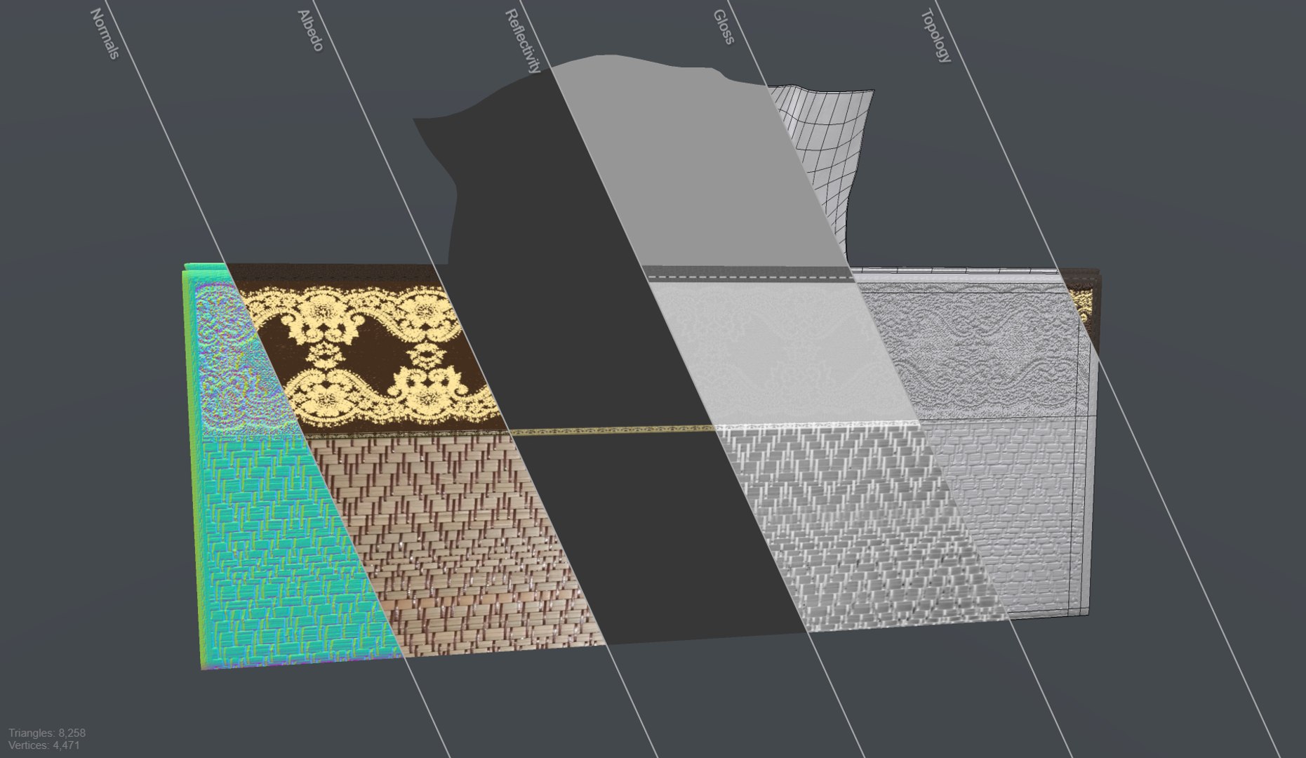 3D Tissue Box Realistic In Thai Style Model - TurboSquid 1900770