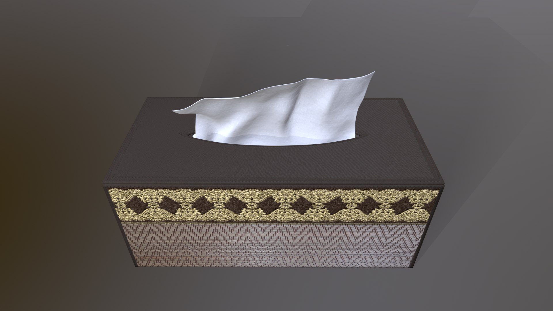 3D Tissue Box Realistic In Thai Style Model - TurboSquid 1900770