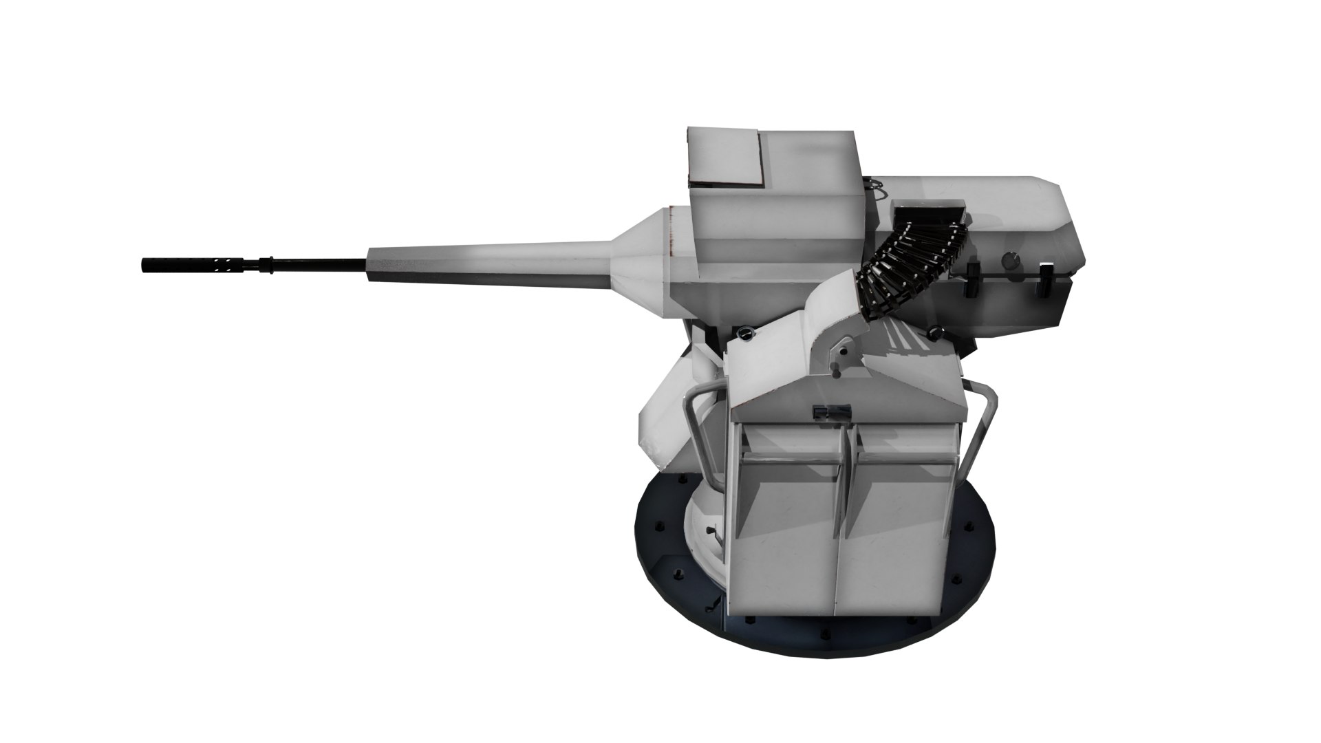 3D Nexter Narwhal 20 Naval Weapon Station - TurboSquid 2236592