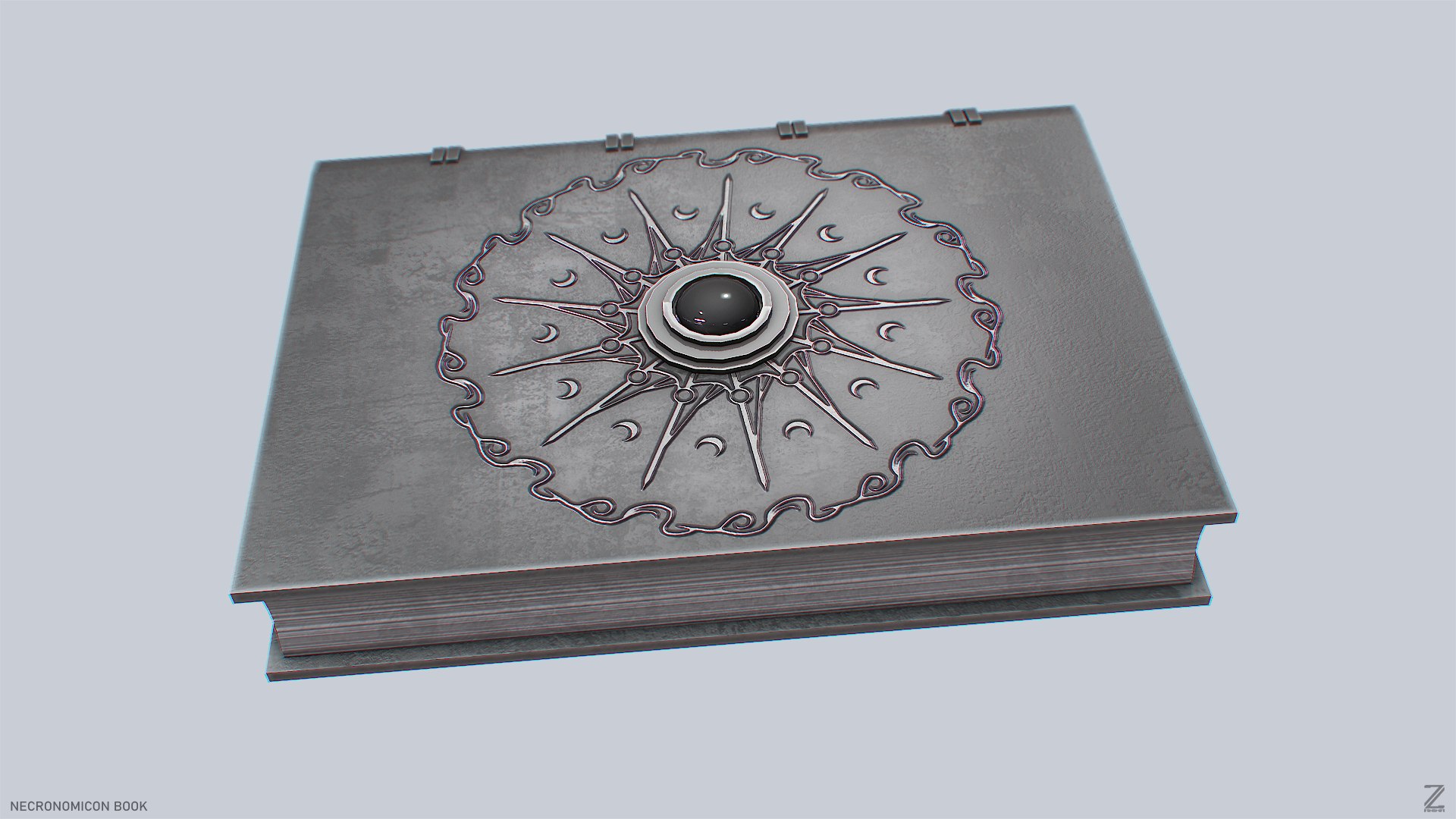 Necronomicon Book 3D Model - TurboSquid 2409555