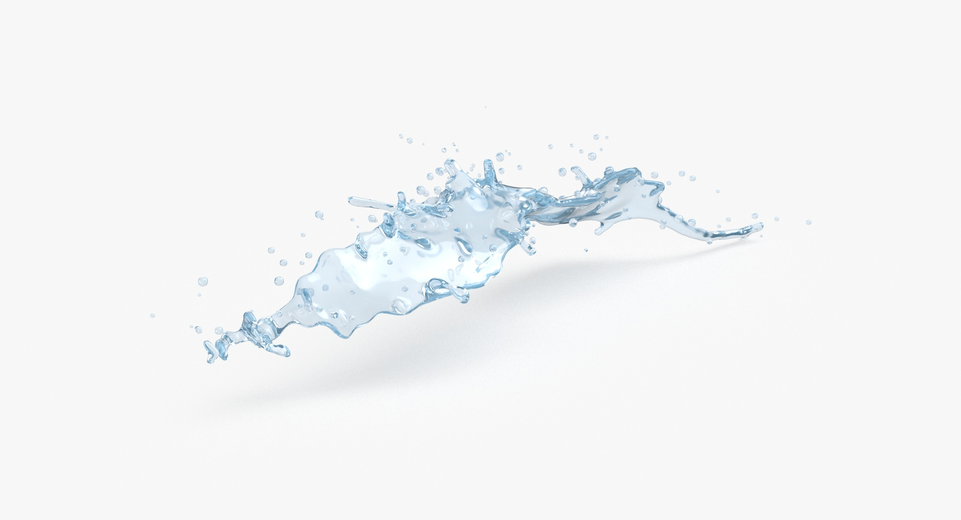 Prop 15 Splashes Type 03 Blue 3D Model - TurboSquid 2145506