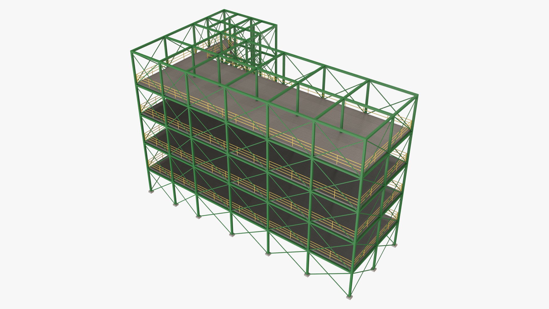 3D industrial platform 4 model - TurboSquid 1534621