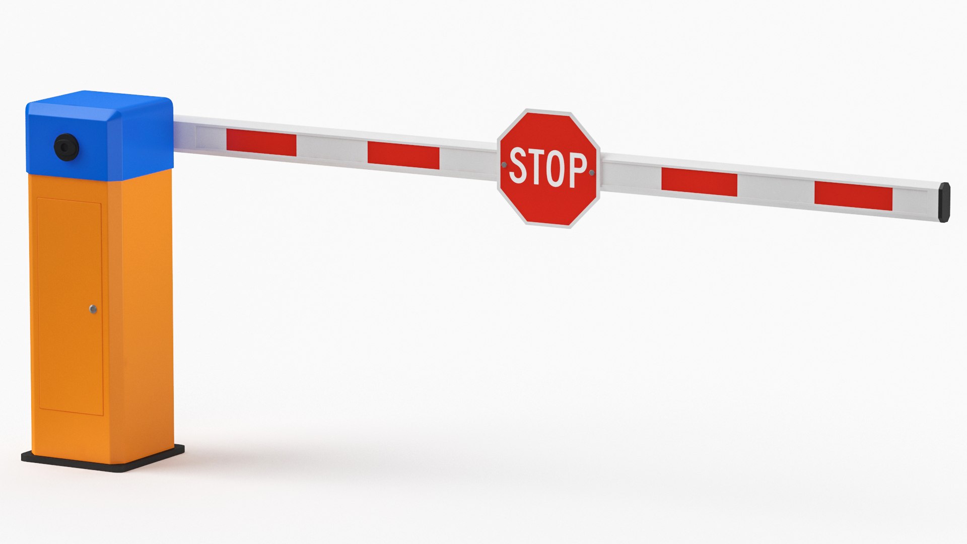 3D Car Barrier Gate 01 Model - TurboSquid 2042284