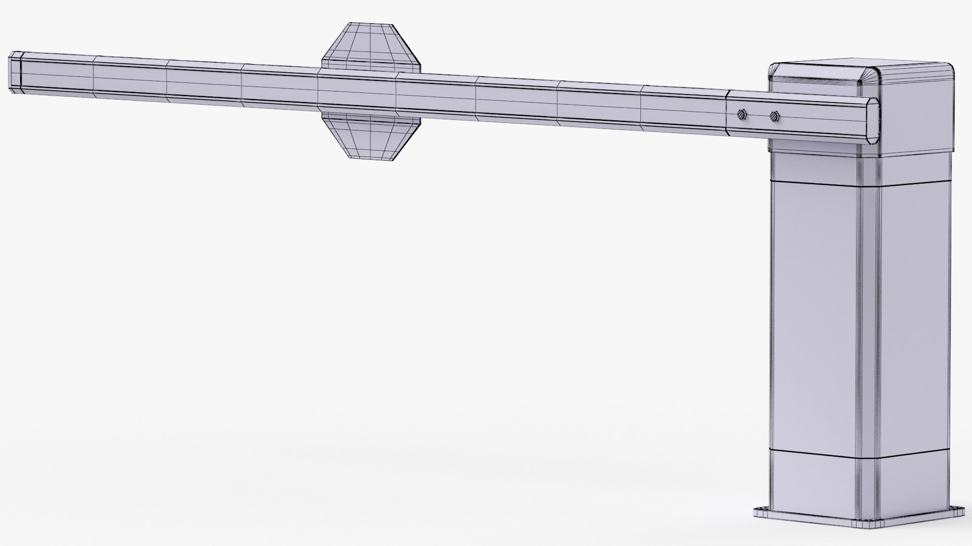 3D Car Barrier Gate 01 Model - TurboSquid 2042284