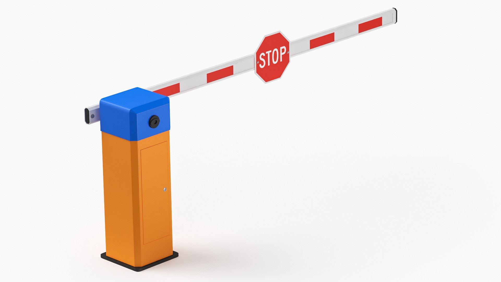 3D Car Barrier Gate 01 Model - TurboSquid 2042284