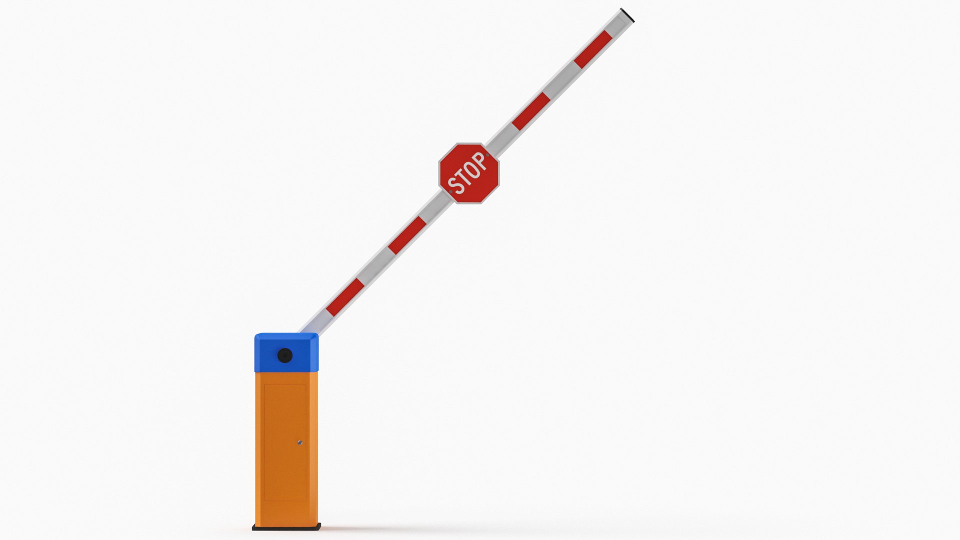 3D Car Barrier Gate 01 Model - TurboSquid 2042284